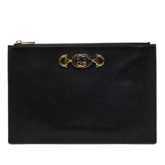 Gucci Sac pochette Pre-owned - Femme - Pre-owned - Noir - Taille: ONE Size