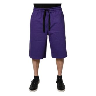 Dolce & Gabbana Bermuda Sweatshorts - - Shorts - Herren - Lila - L