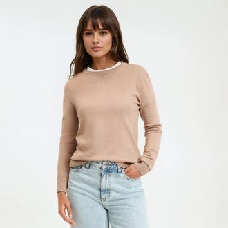 La Redoute Collections Pull Col Rond Manches Longues