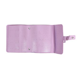 Generic Tragbarer Reise-Schmuckorganizer, Faltbares Ohrringetui Im Buchdesign, F&uuml;r Frauen Und M&uuml;tter(Lila)