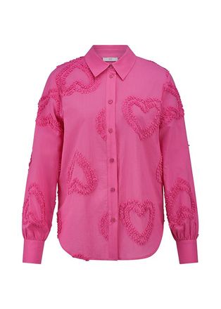 Riani Bluse mit Herz-Applikationen