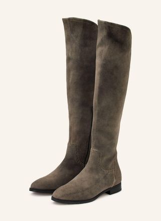 Dirndl & Bua Overknee-Stiefel beige