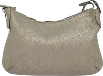 Fendi Pre-owned Sac bandouli&egrave;re Selleria - Femme - Pre-owned - Gris - Taille: ONE Size