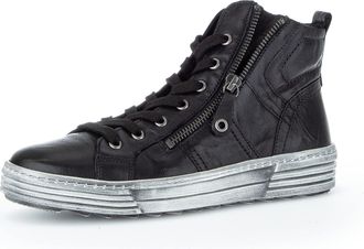 Gabor Damen Schn&uuml;rstiefeletten, Frauen Boots,Wechselfu&szlig;bett,Best Fitting,Warmfutter,Stiefel,Bootee,Booties,schwarz,38.5 EU / 5.5 UK