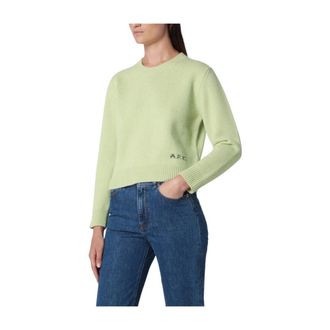 A.P.C. A.p.c. - Anna Sweater - Femme - Pulls - Vert - Taille: 36 FR