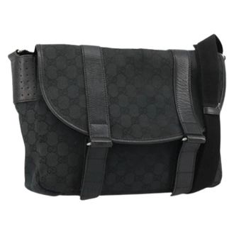 Gucci Pre-owned Vintage GG Canvas Umh&auml;ngetasche - - Pre-owned - Damen - Schwarzk - ONE SIZE