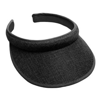 Generico Visi&egrave;re de soleil pour femme, visi&egrave;re r&eacute;glable pour homme et femme | Couvre-chef &eacute;l&eacute;gant en paille avec protection UV respirante pour marche de golf, 