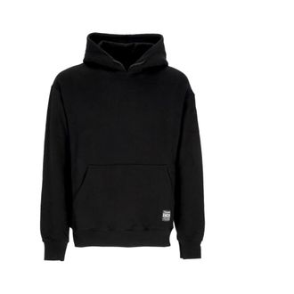 PROPAGANDA Schwarzer Logo Label Hoodie - - Sweatshirts & Hoodies - Herren - Schwarzk - XL