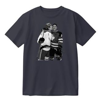 Generic T-shirt en coton HeatRivalry Hollanov Rozanov Hollander pour hommes et femmes &agrave; manches courtes col rond d&eacute;contract&eacute; tendance, gris, 3XL