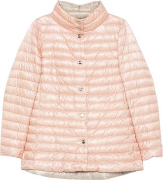 Herno Femme, Manteaux, Rose, Taille: 40 FR Veste r&eacute;versible trap&egrave;ze