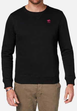 Polo Sylt Sweatshirt Basic (1-tlg) Sweatshirt - Baumwolle - Atmungsaktiv - Mit Label-Stickerei