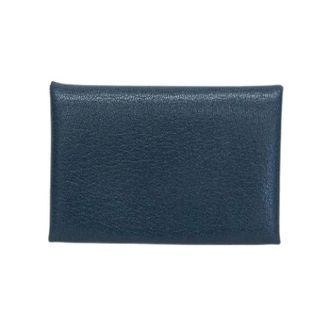 Herm&egrave;s Pre-owned Cuir petite-maroquinerie - unisex - Pre-owned - Bleu - Taille: ONE Size