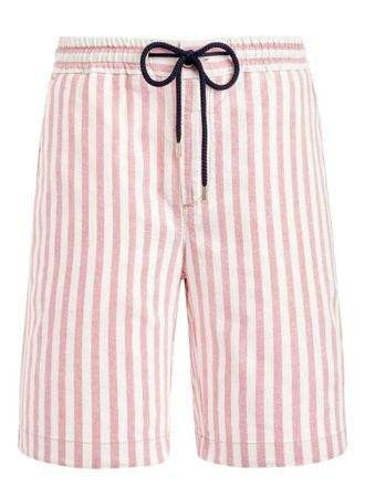 Vilebrequin Gestreifte Levant Shorts - Rosa