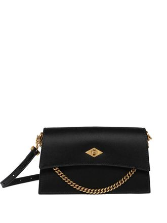 M&eacute;tier London Mini Roma Clutch aus Satin - Schwarz