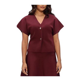 Notre-V Damen, Blusen & Hemden, Rot, 2XLGr&ouml;&szlig;e