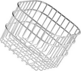 Cabilock Gro&szlig;er Edelstahl Obstkorb Quadratisch Feinmaschig Rostfrei Vielseitiger Aufbewahrungskorb f&uuml;r K&uuml;che Wohnzimmer Obst Gem&uuml;se Brot Snacks