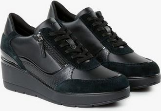 Geox Baskets bi-mati&egrave;re compens&eacute;es