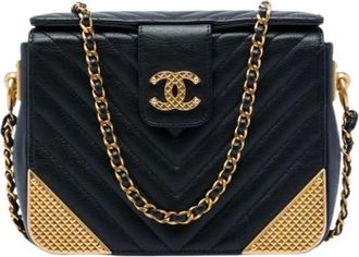 Chanel Sac bandouli&egrave;re matelass&eacute; doccasion - Femme - Pre-owned - Noir - Taille: ONE Size