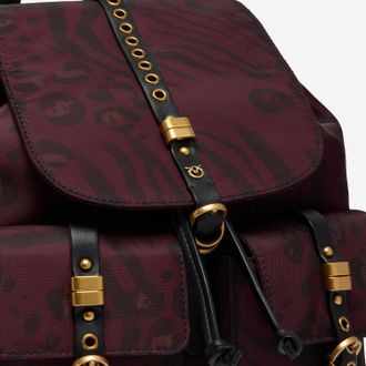Pinko Womens Nylon Backpack Multicolour Backpacks