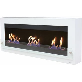 Purline Purline - Extragro&szlig;er wandmontierter Ethanol-Kamin aus Stahl und geh&auml;rtetem Glas