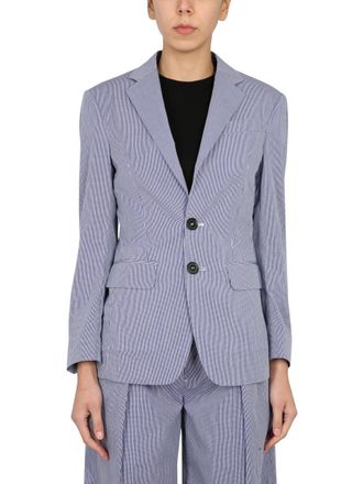 Dsquared2 Oversize Fit Cotton Blazer - Blue