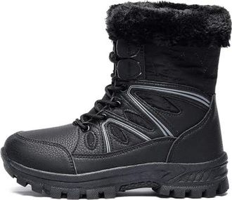 Generic JJDFW Bottes de neige dhiver pour femmes montantes d&eacute;contract&eacute;es pour garder au chaud en peluche douce cheville femmes antid&eacute;rapantes r&eacute;sistantes &agrave; lu