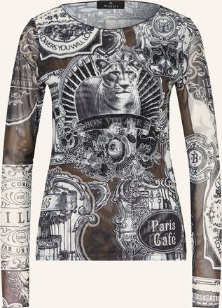 Monari Monari Longsleeve Mit Schmucksteinen schwarz