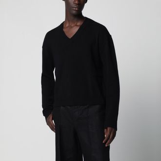 Rick Owens Schwarzer Pullover aus Wolle und Kaschmir