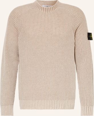 Stone Island Pullover Mit Cashmere weiss
