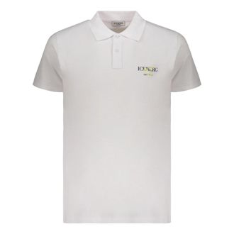 Iceberg Kurzarm-Polo mit Logo - - Tops - Herren - Wei&szlig; - L