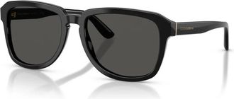 Dolce & Gabbana Lunettes de soleil carr&eacute;es - Homme - Accessoires - Noir - Taille: 56 MM
