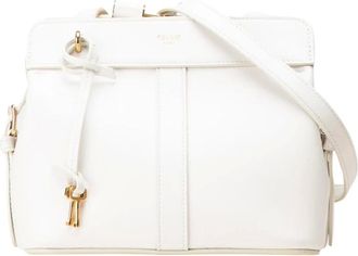 Celine Sac bandouli&egrave;re &eacute;l&eacute;gant doccasion - Femme - Pre-owned - Blanc - Taille: ONE Size