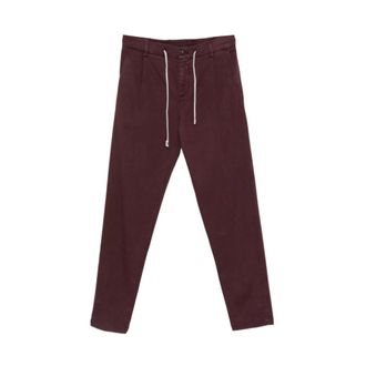 Eleventy Pantalon slim - Homme - Pantalons - Rouge - Taille: W30