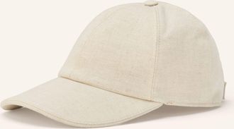Eton Cap Mit Leinen beige