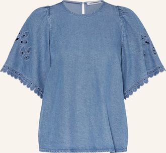 Co'Couture Cocouture Blusenshirt In Jeansoptik blau