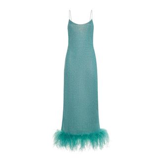 Os&eacute;ree Damen, Kleider, Blau, LGr&ouml;&szlig;e