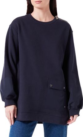 BOSS Womens C_Ecarga Sweatshirt, Open Blue, S