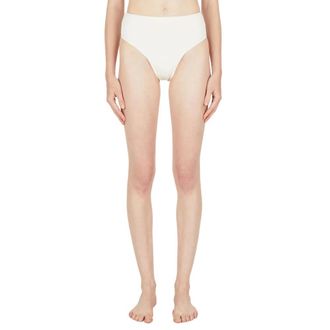Ziah Retro High Waist Bikini Bottoms - - Swimwear - Damen - Wei&szlig; - S