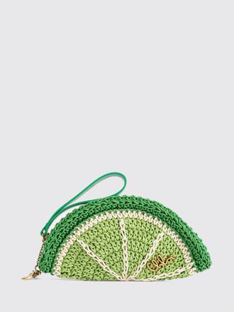 Chlo&eacute; Pochette Tropicus Lime Slice en coton crochet avec anse