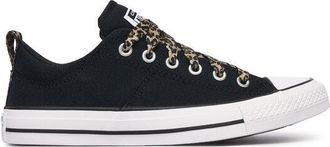 Converse Sneakers aus Stoff Chuck Taylor All Star Madison Animal A18362C Schwarz
