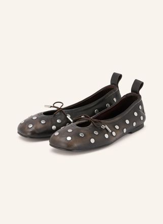 Alohas Alohas Ballerinas Rosalind Mit Nieten braun