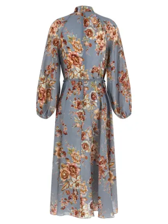 Zimmermann Womens Blue Linen Long Dress
