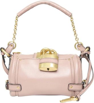 Chlo&eacute; Femme, Sacs, Rose, Taille: ONE Size Small Paddington Chain Bag