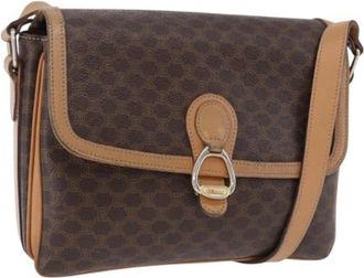 Celine Pre-owned Canvas Shoulder Bag - Femme - Pre-owned - Brun - Taille: ONE Size