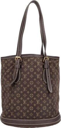 Louis Vuitton Crossbody Bags - Louis Vuitton Mini Lin Monogram Bucket Bag - Gr. unisize - in Bunt - f&uuml;r Damen