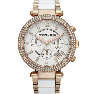 Michael Kors Damenuhr Quartz Silber Gold Rose