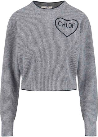 Chlo&eacute; Pull Col Rond - Gris