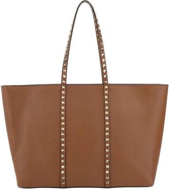 Valentino Garavani Femme, Sacs, Brun, Taille: ONE Size Sac cabas Rockstud