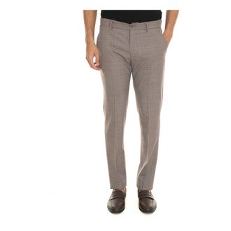 Berwich Homme, Pantalons, Beige, Taille: 4XL Chino &agrave; Taille &Eacute;lastique avec Fente de Tailleur