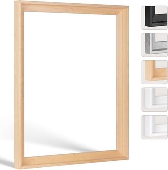 Bildershop-24 Schattenfugenrahmen HOLIDAY 100x140cm Natur (unbehandelt)